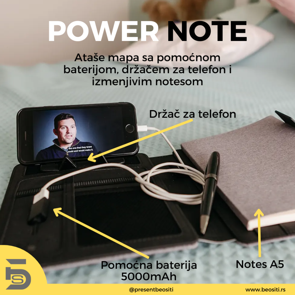 POWER NOTE power bank rokovnik – Štamparija i Gift Shop | Beo Siti
